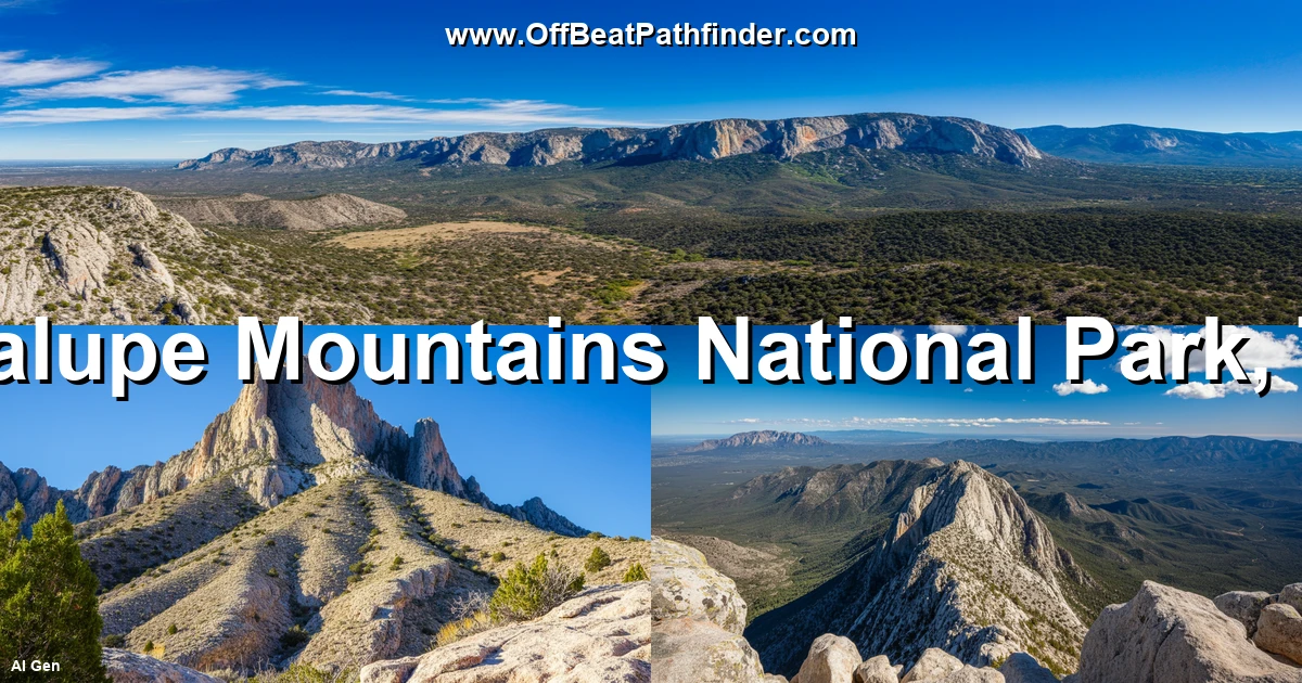 Guadalupe Mountains National Park, Texas - Your Travel Guide