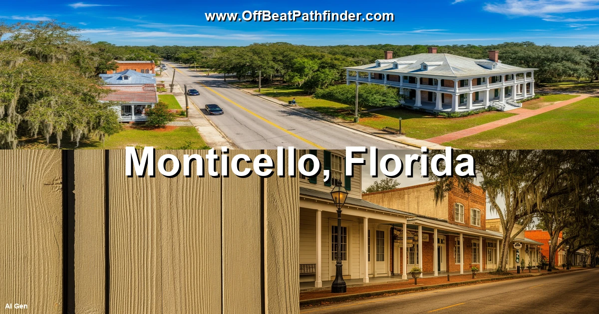 Monticello, Florida - Your Travel Guide